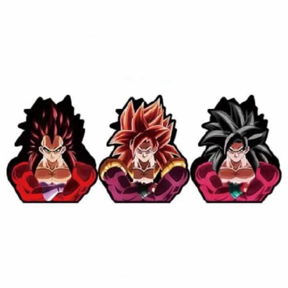 Art | Dragon Ball Ss4 Goku Ss4 Vegeta Ss4 Gogeta Decal | Poshmark